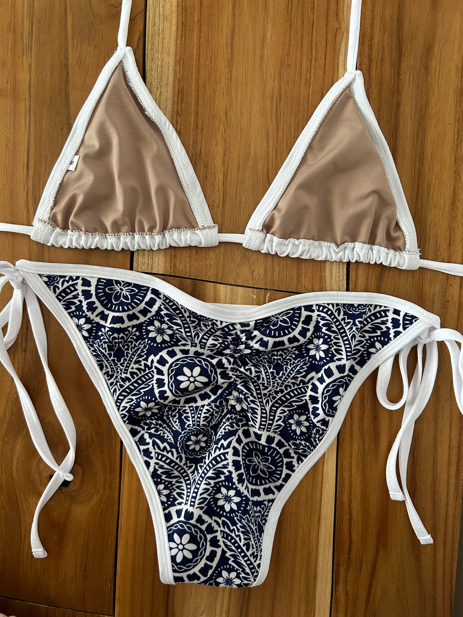 Solid White Triangle Bikini Top – JillesBikinis